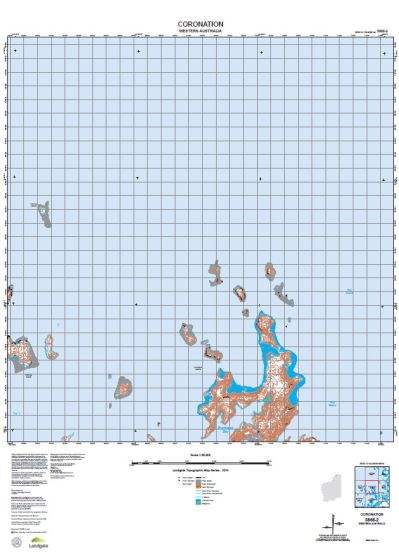 Buy 3868-2 Coronation Topographic Map by Landgate (2015) – The Chart ...