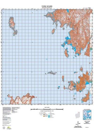 Buy 3968-3 York Sound Topographic Map by Landgate (2015) – The Chart ...