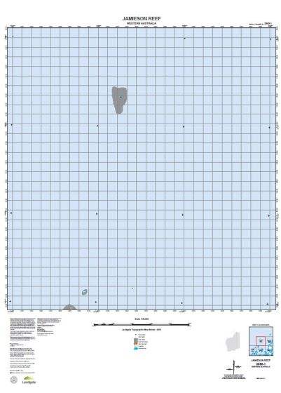 Buy 3969-1 Jamieson Reef Topographic Map by Landgate (2015) – The Chart ...