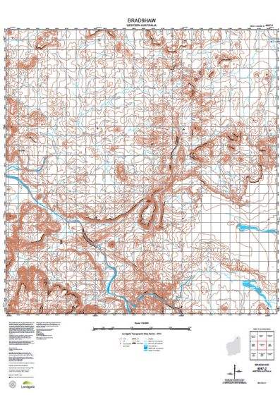 Buy 4067-2 Bradshaw Topographic Map by Landgate (2015) – The Chart ...