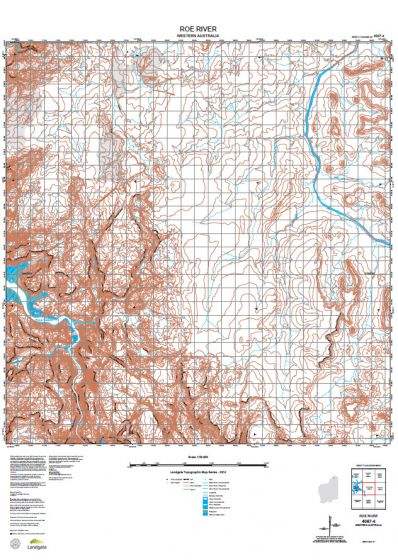 Buy 4067-4 Roe River Topographic Map by Landgate (2015) – The Chart ...