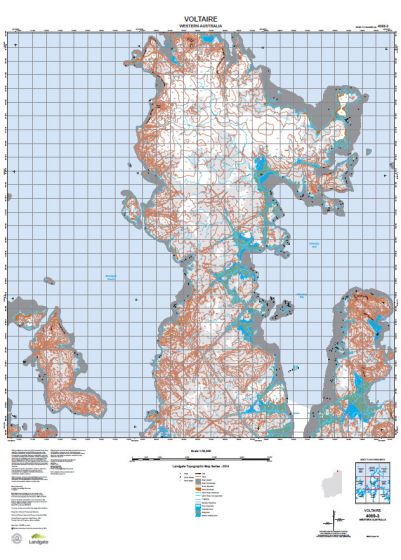 Buy 4069-3 Voltaire Topographic Map by Landgate (2015) – The Chart ...