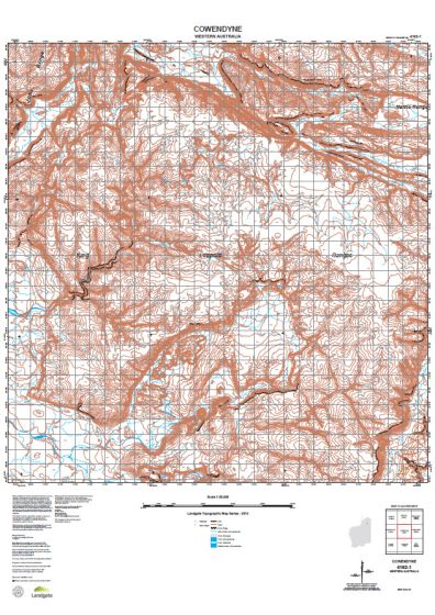 Buy 4162-1 Cowendyne Topographic Map by Landgate (2015) – The Chart ...