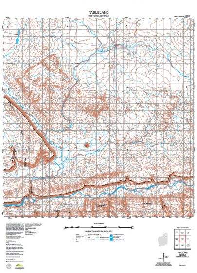 Buy 4263-2 Tableland Topographic Map by Landgate (2015) – The Chart ...