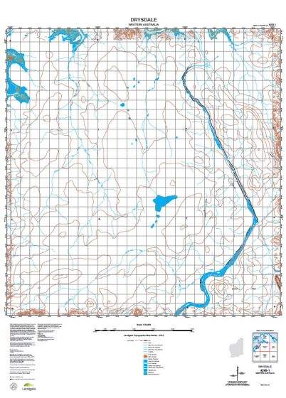 Buy 4269-1 Drysdale Topographic Map by Landgate (2015) – The Chart ...