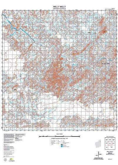 Buy 4360-3 Willy Willy Topographic Map by Landgate (2015) – The Chart ...