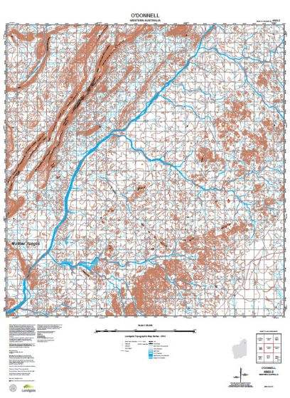 Buy 4362-2 O`Donnell Topographic Map by Landgate (2015) – The Chart ...