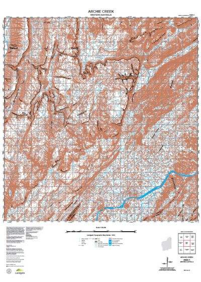 Buy 4464-1 Archie Creek Topographic Map by Landgate (2015) – The Chart ...
