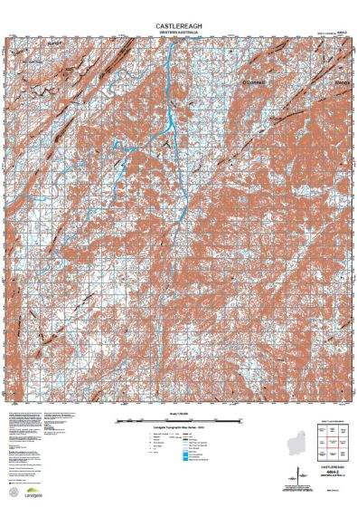 Buy 4464-2 Castlereagh Topographic Map by Landgate (2015) – The Chart ...