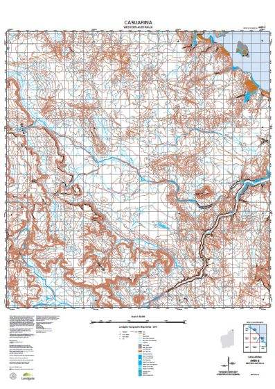 Buy 4469-3 Casuarina Topographic Map by Landgate (2015) – The Chart ...