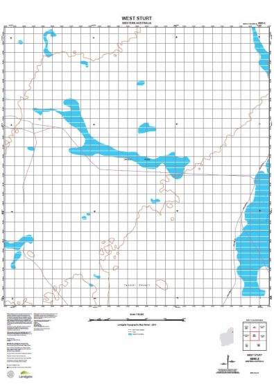 Buy 4560-3 West Sturt Topographic Map by Landgate (2015) – The Chart ...
