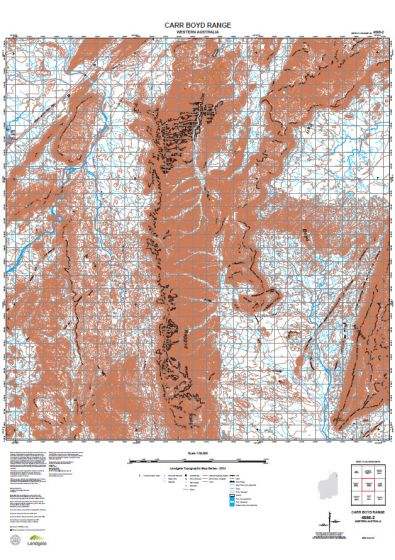 Buy 4565-2 Carr Boyd Range Topographic Map by Landgate (2015) – The ...