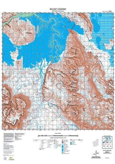 Buy 4566-4 Mount Erskine Topographic Map by Landgate (2015) – The Chart ...