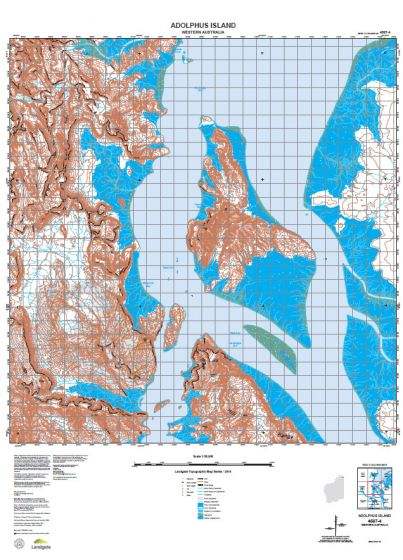 Buy 4567-4 Adolphus Island Topographic Map by Landgate (2015) – The ...