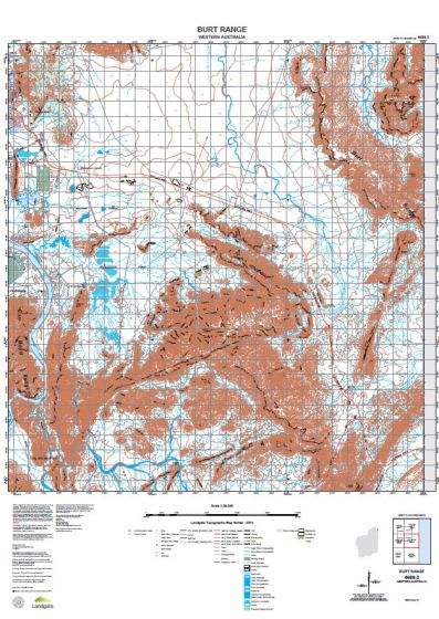 Buy 4666-2 Burt Range Topographic Map by Landgate (2015) – The Chart ...