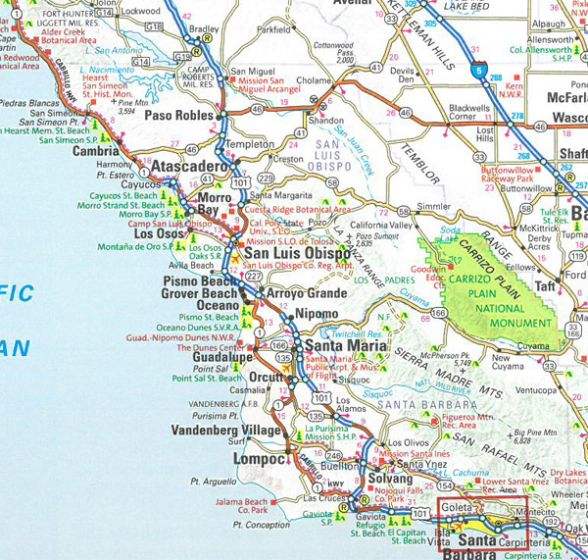 Buy Southern California Road Map by National Geographic (2014) – The ...