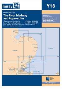 Buy Nautical Chart Y18 The River Medway & Approaches (2016) – The Chart ...