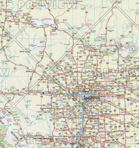 Buy Alberta Map-Large Wall Map by Lucidmap (2016) – The Chart & Map Shop