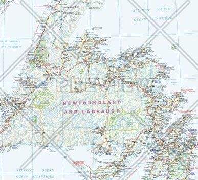Buy Atlantic Provinces Map-Large Wall Map by Lucidmap (2016) – The ...