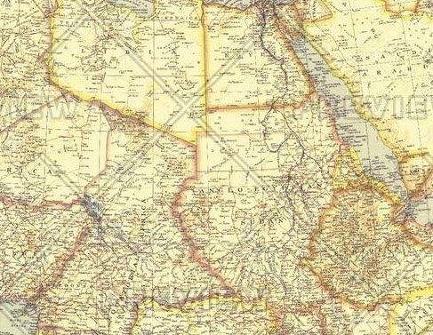Buy Africa 1935 Wall Map by National Geographic (1935) – The Chart ...
