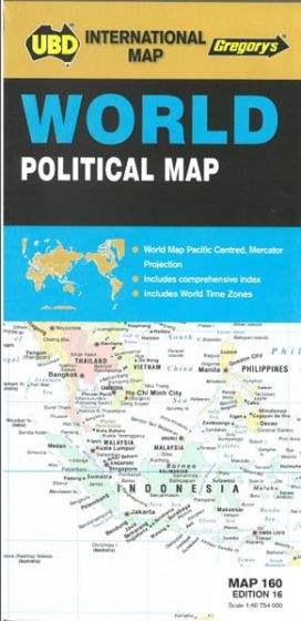 Buy World Political Map (16th Edition) by Universal Publishers (2016 ...