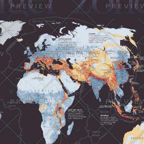 Buy Danger Zones, Earthquake Risk, a Global View (2006) by National ...