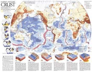 Buy Earths Dynamic Crust (1985) by National Geographic – The Chart ...