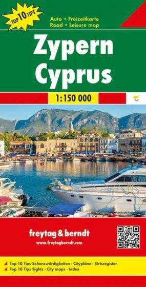 Buy Cyprus Road Atlas by Freytag & Berndt – The Chart & Map Shop