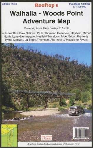 Buy Walhalla-Woods Point Adventure Map (3rd Edition) by Rooftop Maps ...