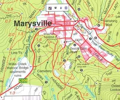 Buy Marysville Walks and Rebuild Map (2nd Edition) by Rooftop Maps ...