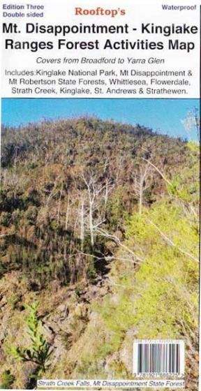Buy Mount Disappointment-Kinglake Ranges Forest Activities Map (3rd ...