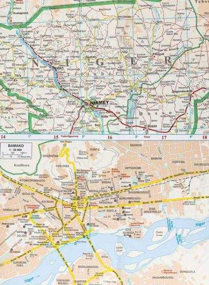 Buy Mali Road Map by Gizi Map – The Chart & Map Shop