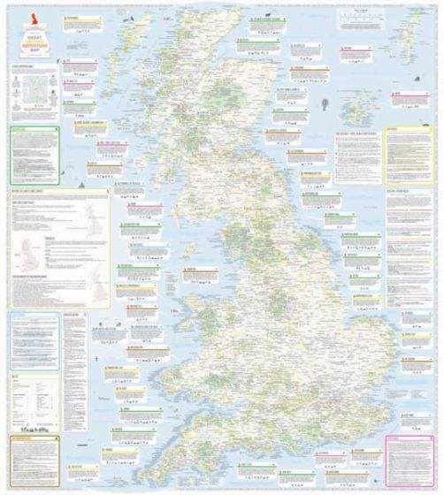 Buy Great British Adventure Map by Strumpshaw, Tincleton & Giggleswick ...