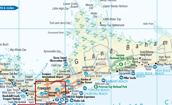 Buy Bahamas Folded Travel Map (3rd Edition) by Borch Map (2007) – The ...