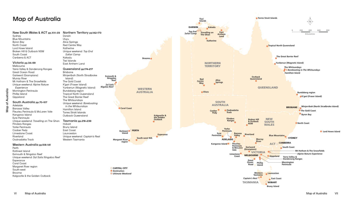 Buy Ultimate Weekends: Australia – The Chart & Map Shop
