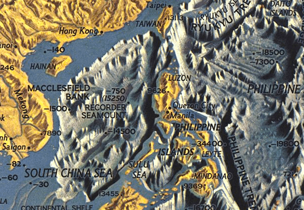 Buy Pacific Ocean Floor Wall Map by National Geographic – The Chart ...