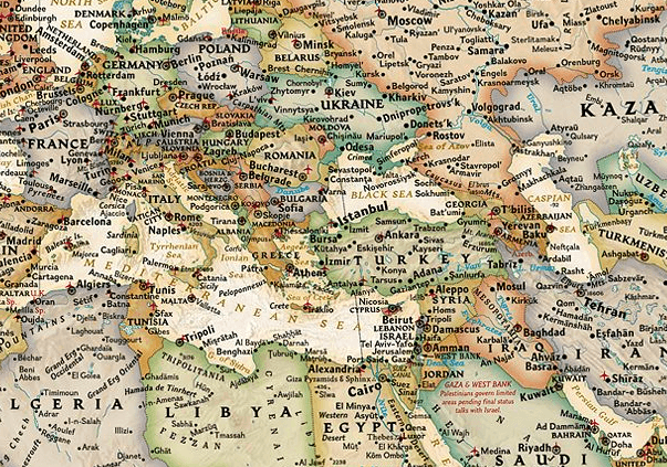 Buy World Executive Wall Map by National Geographic – The Chart & Map Shop