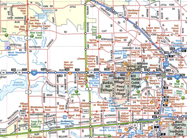 Buy Houston & Vicinity: City Map by Rand McNally (2006) – The Chart ...