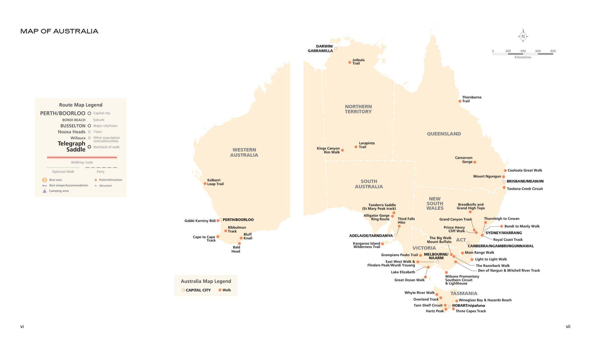 Buy Ultimate Walks & Hikes: Australia – The Chart & Map Shop