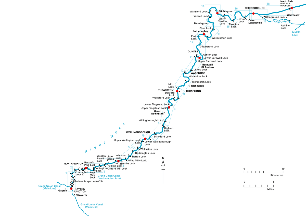 Buy The River Nene: A Guide for River Users – The Chart & Map Shop