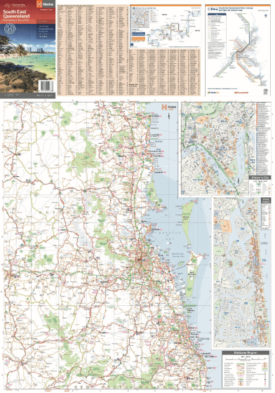 Buy South East Queensland Road Map (2nd Edition) by Hema Maps – The ...